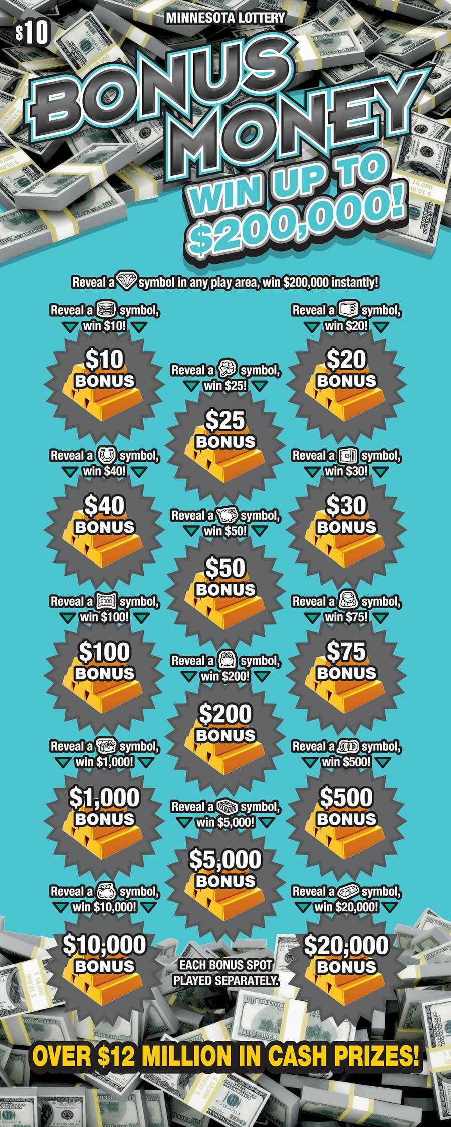 Bonus Money - The Minnesota Lottery