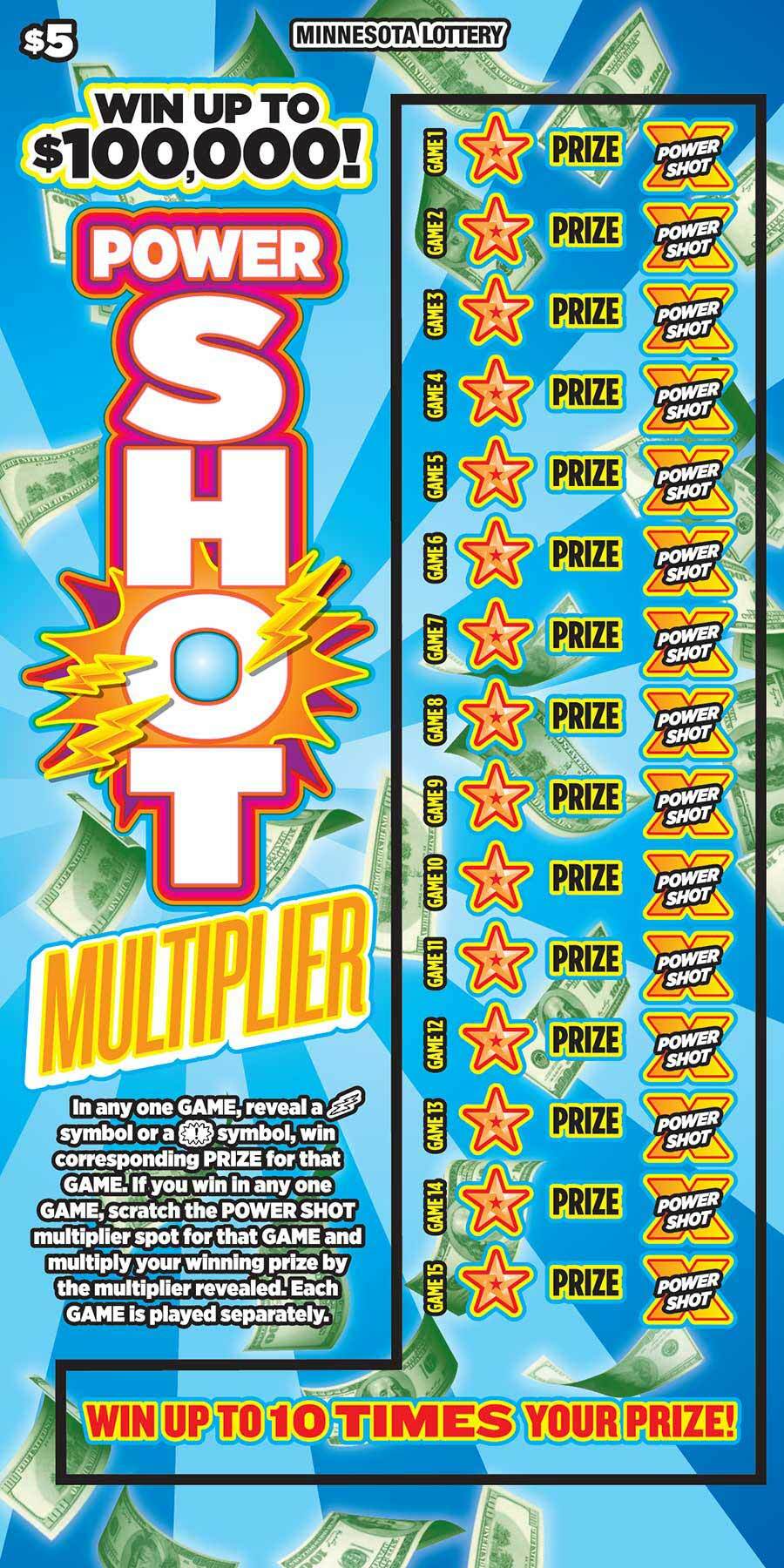 Power Shot Multiplier - The Minnesota Lottery