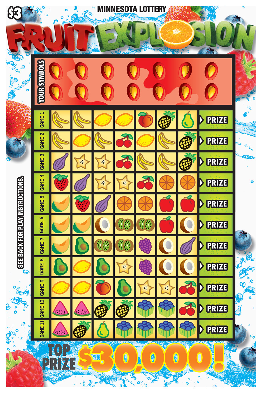 Fruit Explosion - The Minnesota Lottery