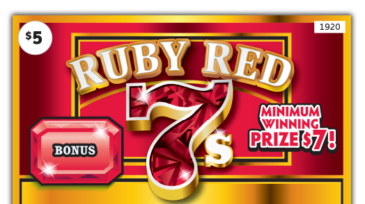 Ruby Red 7s - The Minnesota Lottery